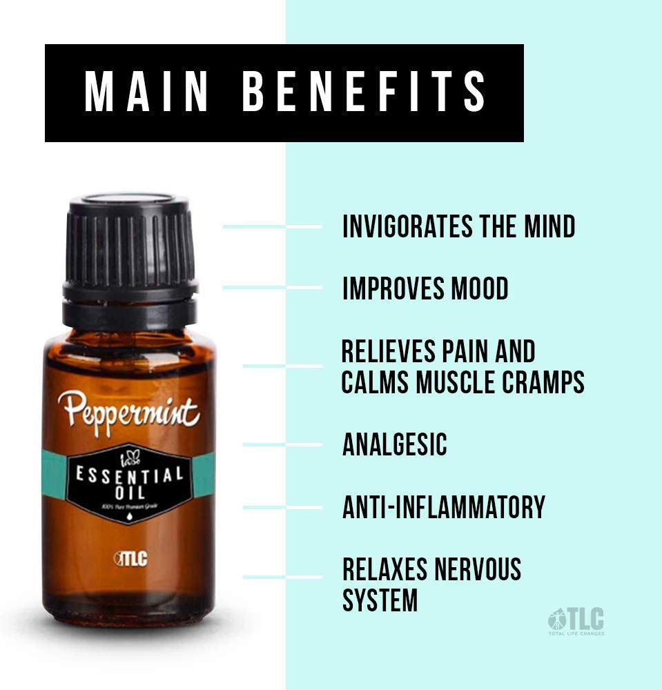 TLC Iaso Peppermint Essential Oil 0.5 Fl Oz. | 15 Ml Bottle – Drakes ...