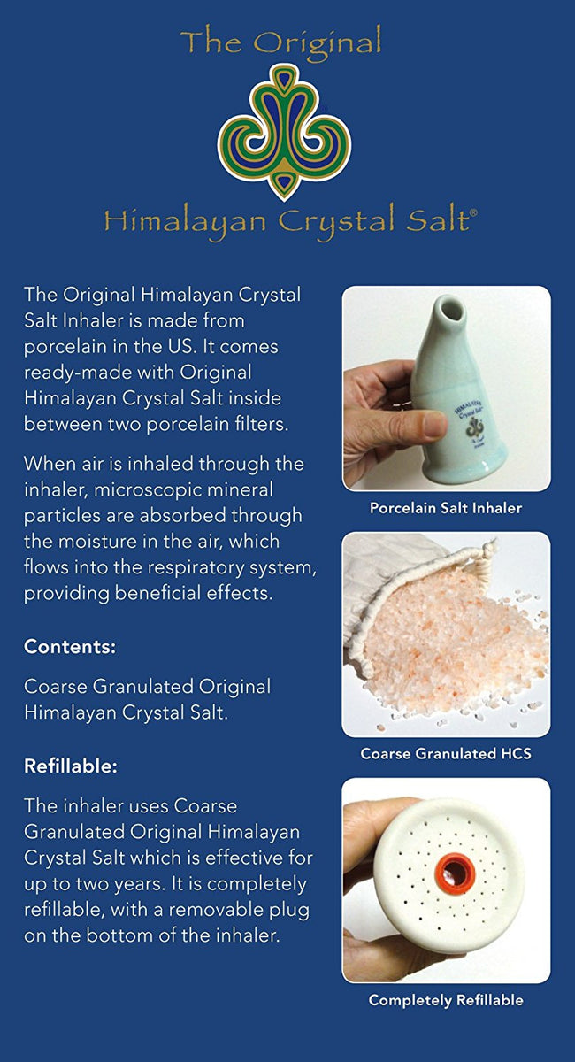 Original Himalayan Crystal Salt Inhaler – Drakes Discounts
